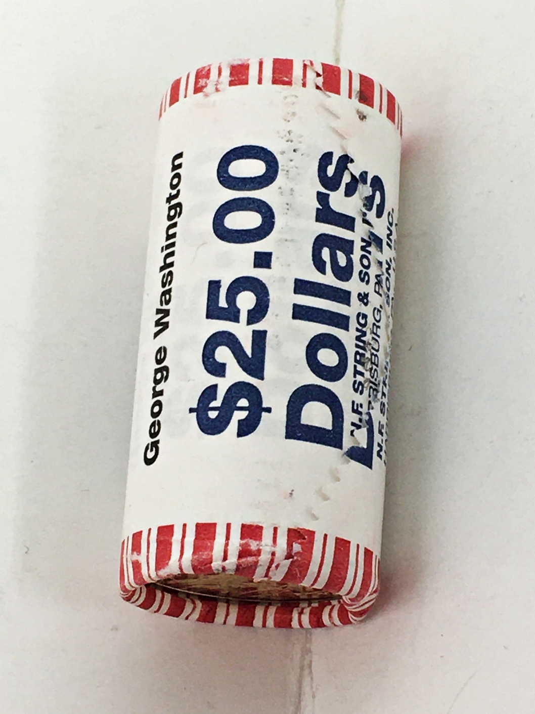 SEALED/UNOPENED Bank Roll of 2007-? George Washington Presidential ...