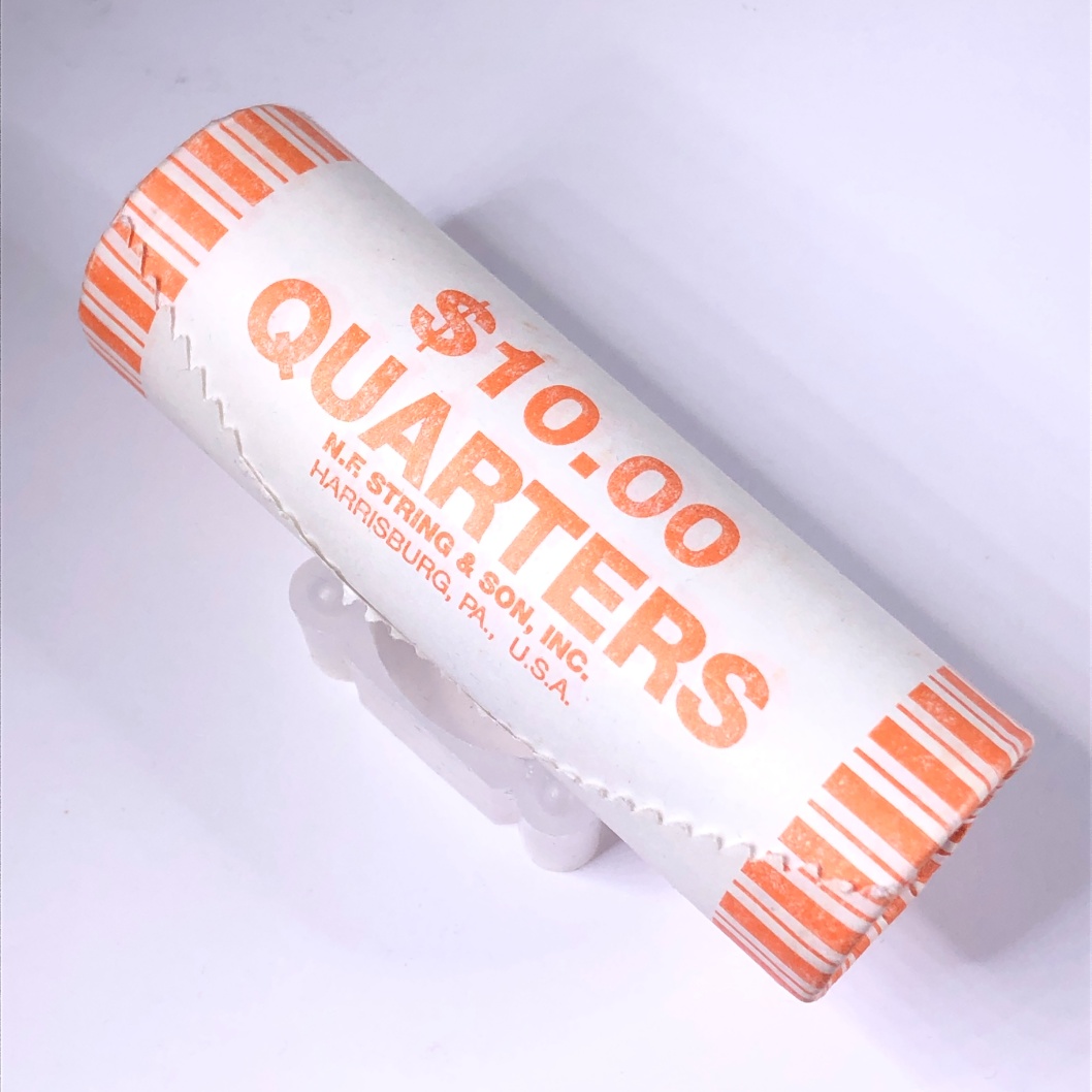 SEALED/UNOPENED MYSTERY $10 Bank Roll of Denver Minted Washington ...