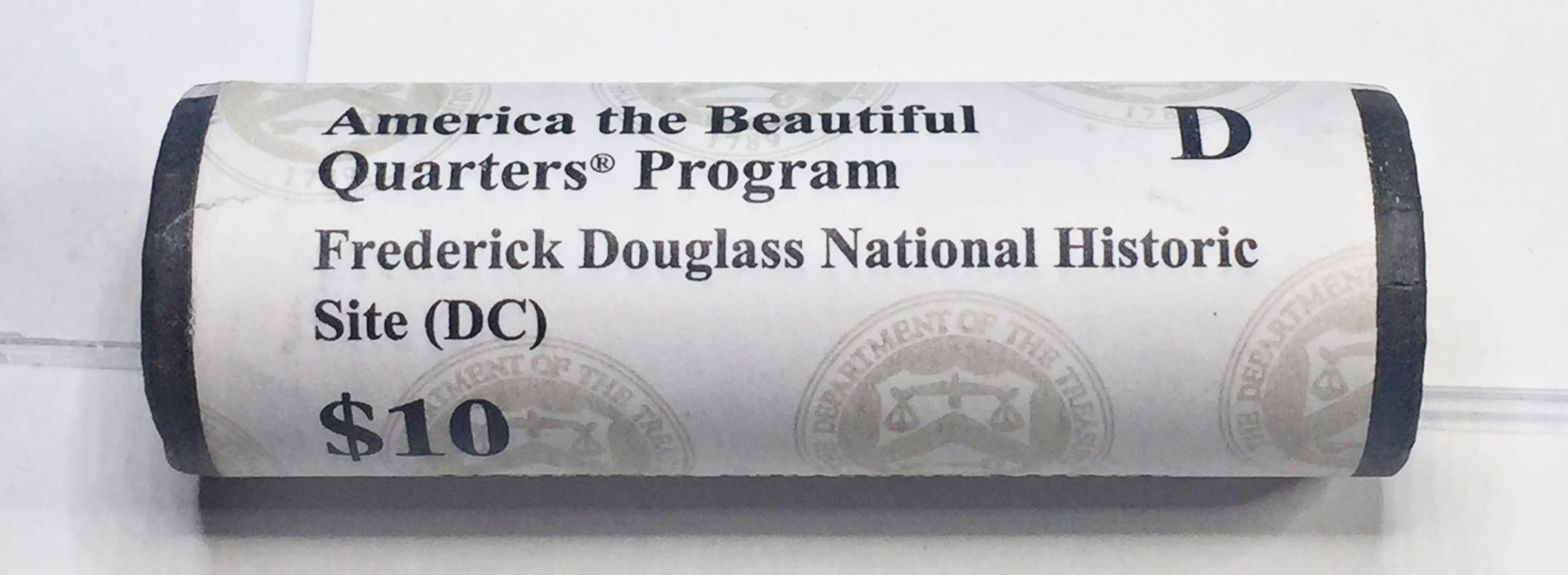 SEALED/UNOPENED US Mint $10 Roll 2017-D America the Beautiful Frederick ...