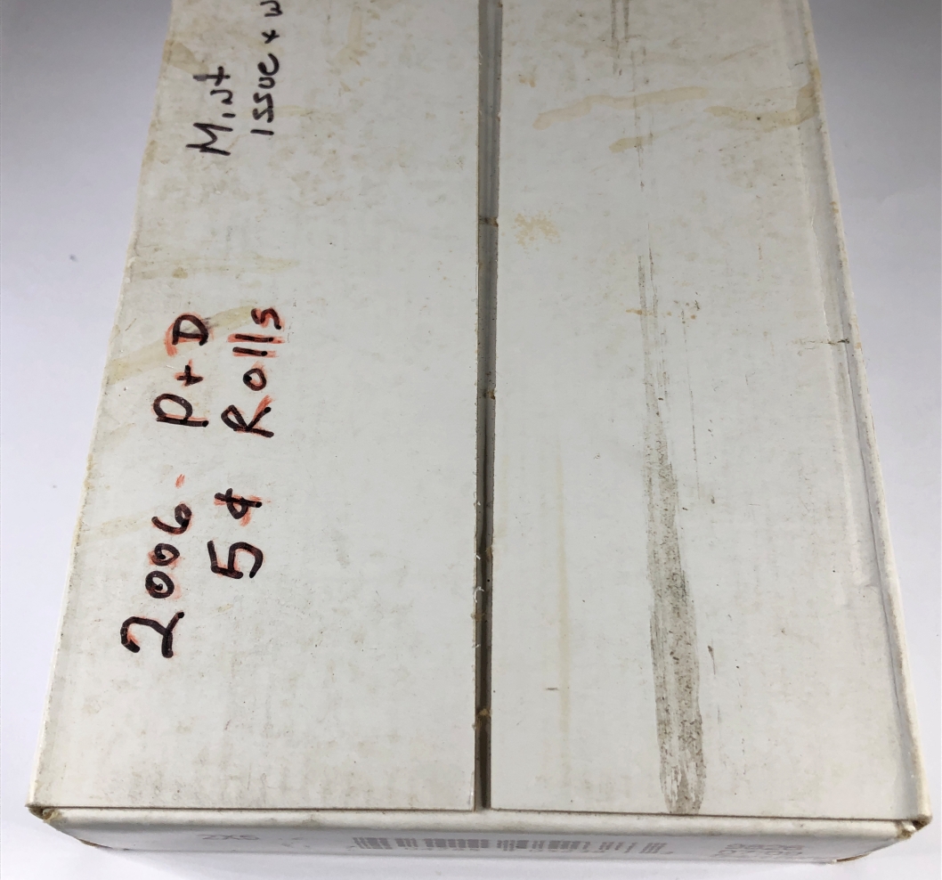 SEALED/UNOPENED US Mint Box of 1 Each 2006-P & D $2 Rolls of Return to ...