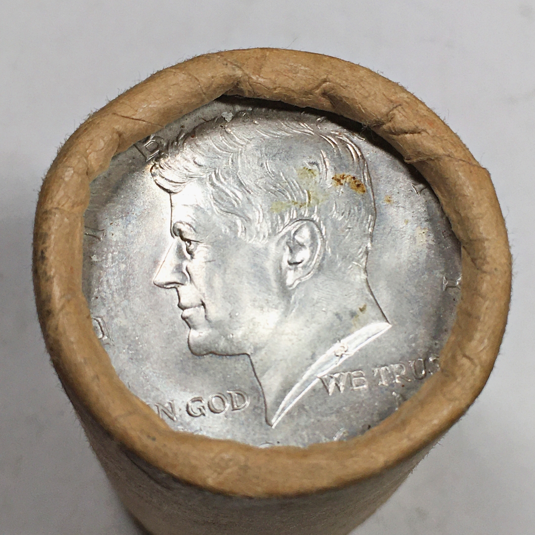 SEALED/UNOPENED/UNSEARCHED Bank Roll of Kennedy Half Dollars*90% Silver ...