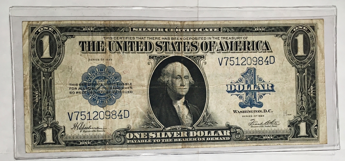Series 1923 $1 Silver Certificate Large Note | Property Room