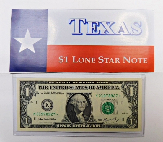 Series 2006 $1 STAR NOTE REPLACEMENT ERROR Federal Reserve Note*Dallas ...