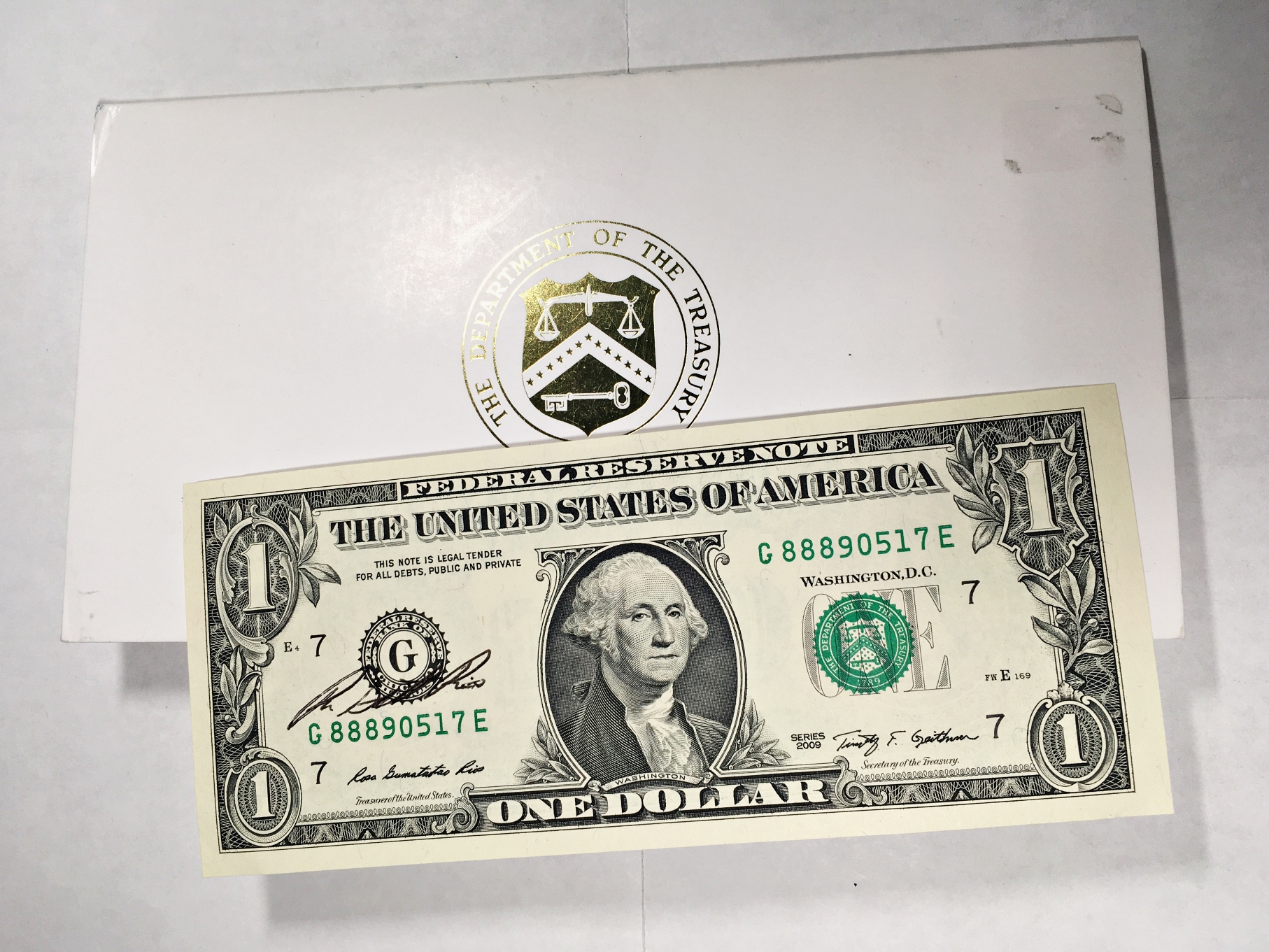 Series 2009 $1 Federal Reserve Note; Chicago, IL*Autographed by ...