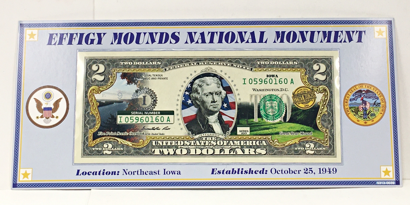 Series 2013 Colorized $2 Federal Reserve Note; Minneapolis, MN ...