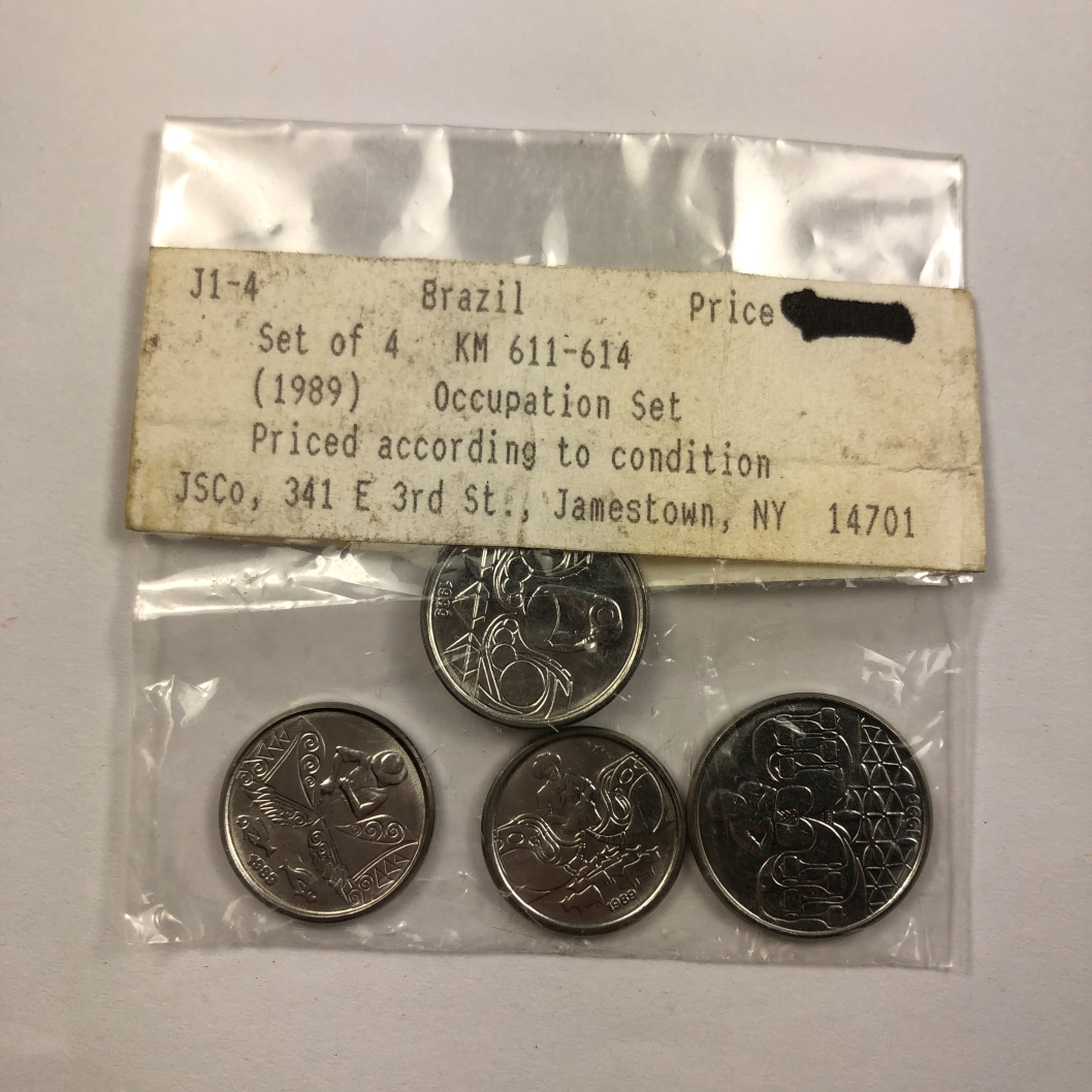 Set of Four 1989 Brazil Occupation Set*High Grade | Property Room