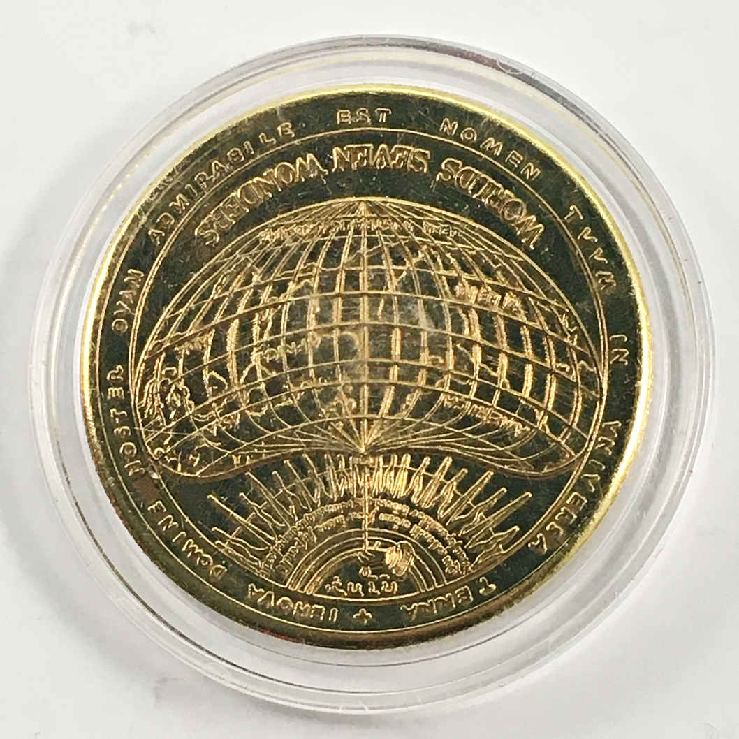 Seven Natural Wonders of the World*GREAT BARRIER REEF*1-1/2" 24K Gold ...