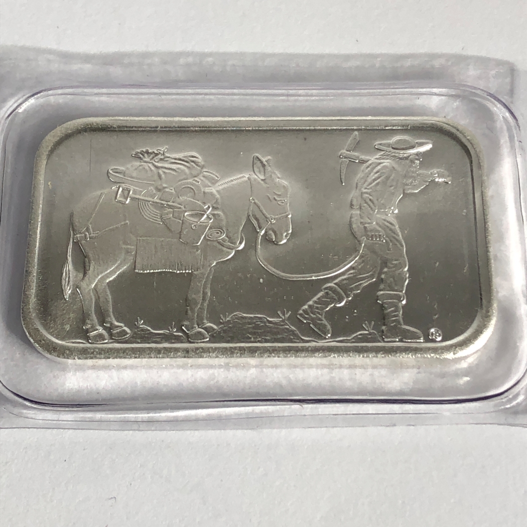 Silver 1oz 999 Fine Bullion Bar Silver Towne Winchester Indiana Gold ...