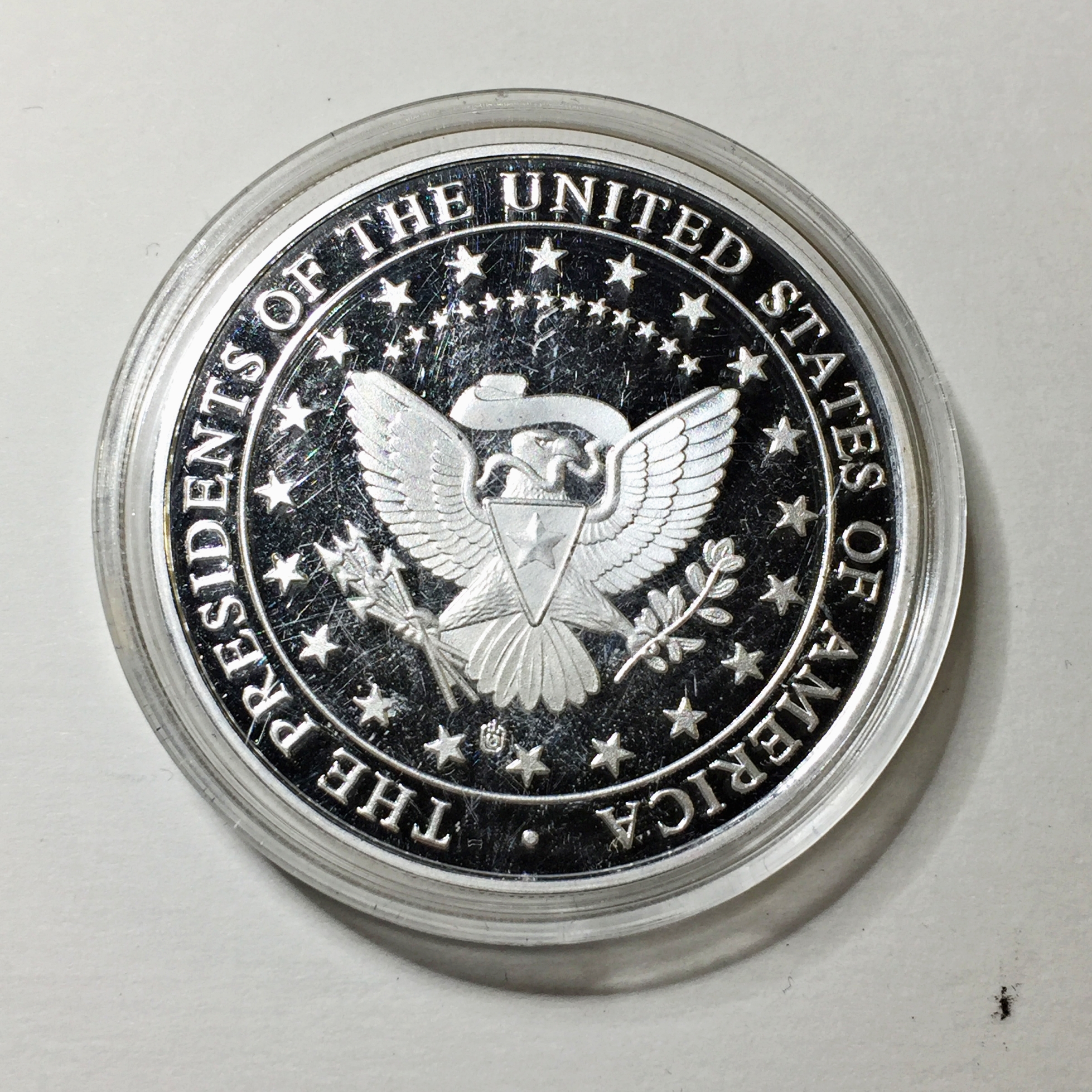 Silver Layered Bill Clinton Commemorative Medallion*Part of the ...