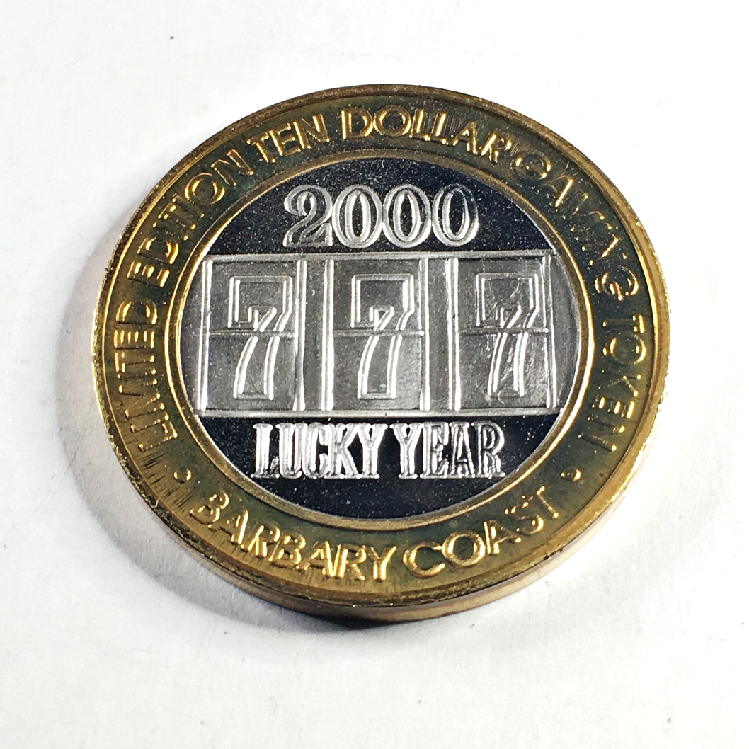 SILVER STRIKE*2000 Barbary Coast; Las Vegas, NV $10 Collector's Limited ...