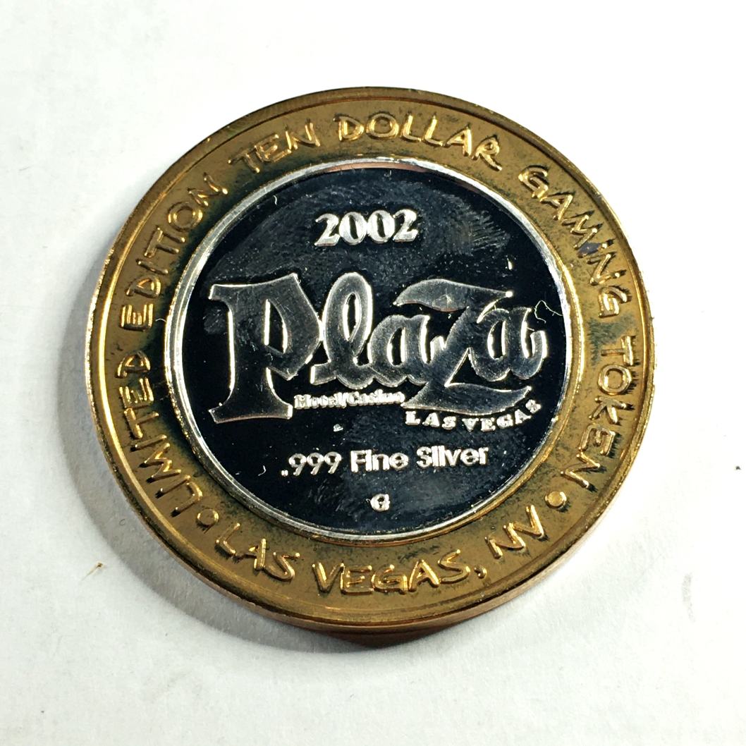 SILVER STRIKE*2002 Plaza Hotel; Las Vegas, NV $10 Collector's Limited ...