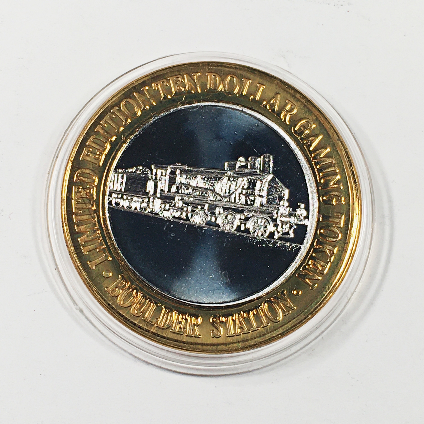 SILVER STRIKE*Boulder Station*Las Vegas, NV*Train/Coal*$10 Proof Silver ...