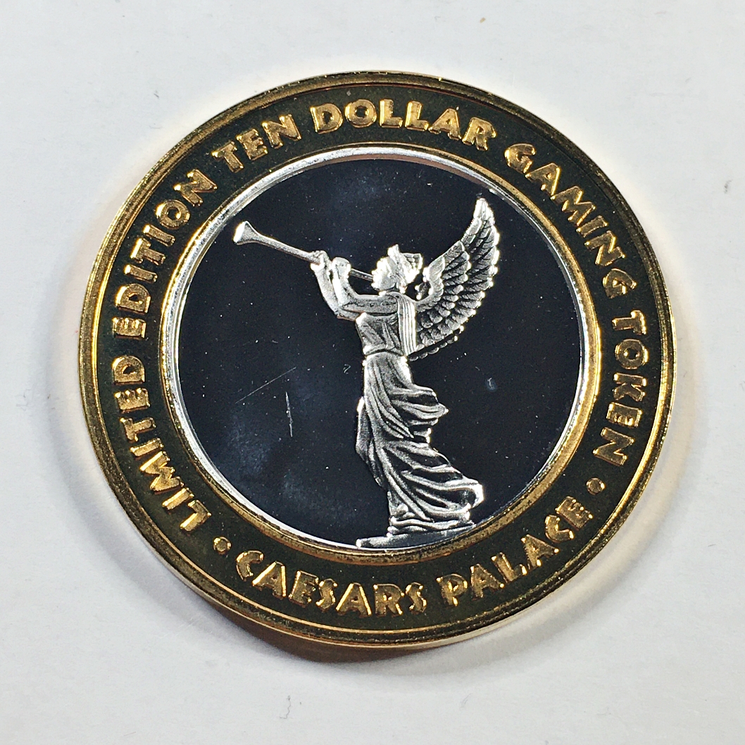 SILVER STRIKE*Caesars Palace; Las Vegas, NV $10 Collector's Limited ...