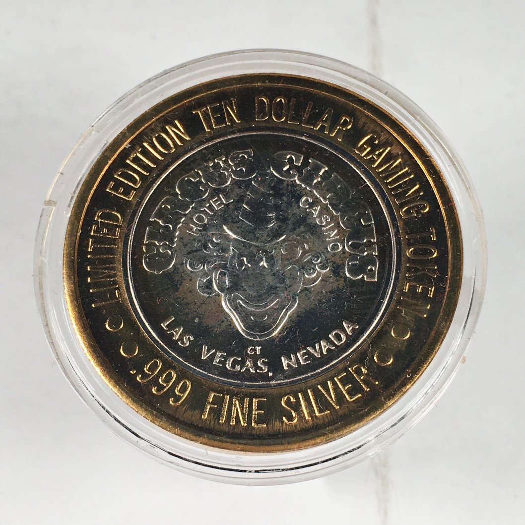 SILVER STRIKE*Circus, Circus; Las Vegas, NV $10 Collector's Limited ...