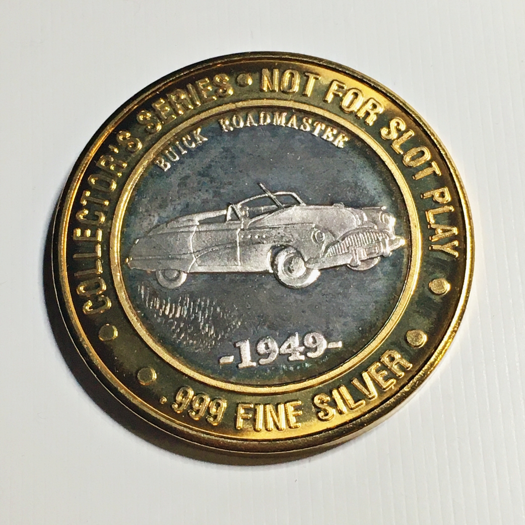 SILVER STRIKE*Claridge; Atlantic City, NJ*$10 Proof Silver Gaming Token ...