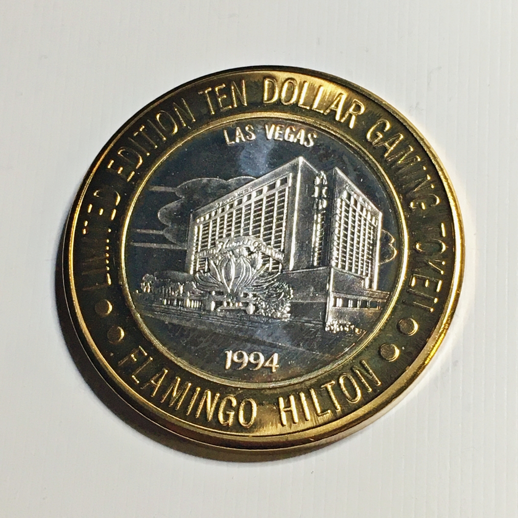SILVER STRIKE*Flamingo Hilton; Las Vegas, NV*$10 Proof Silver Gaming ...