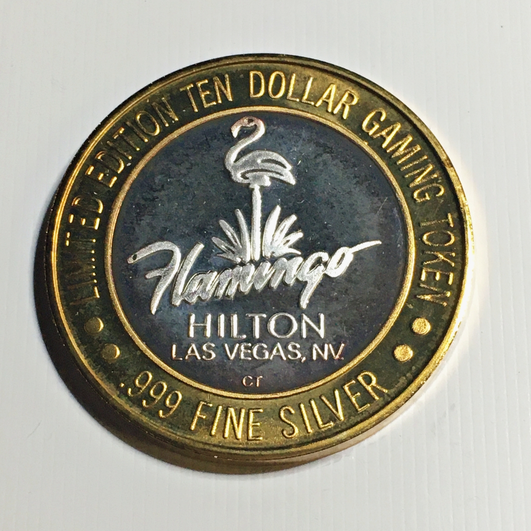 SILVER STRIKE*Flamingo Hilton; Las Vegas, NV*$10 Proof Silver Gaming ...