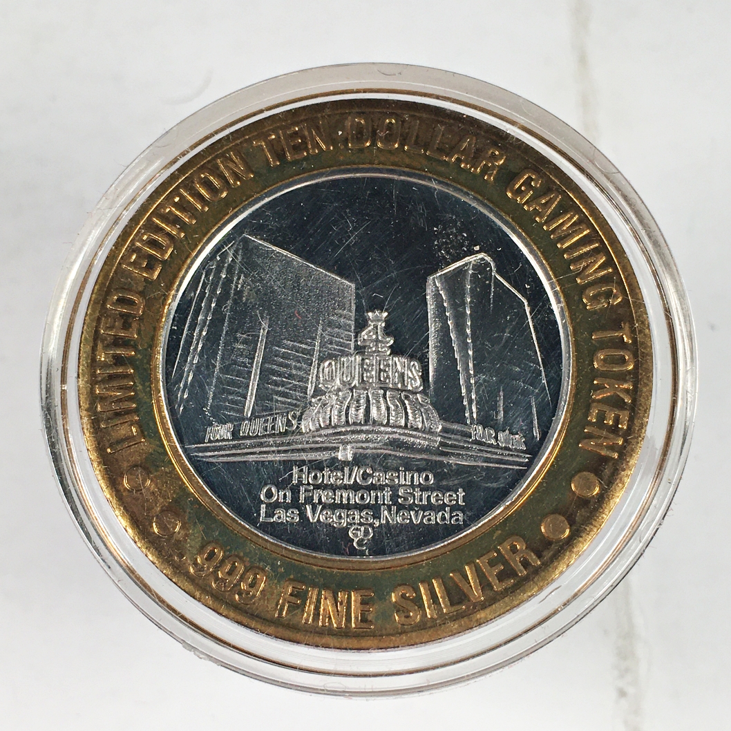 SILVER STRIKE*Four Queens; Las Vegas, NV $10 Collector's Limited ...