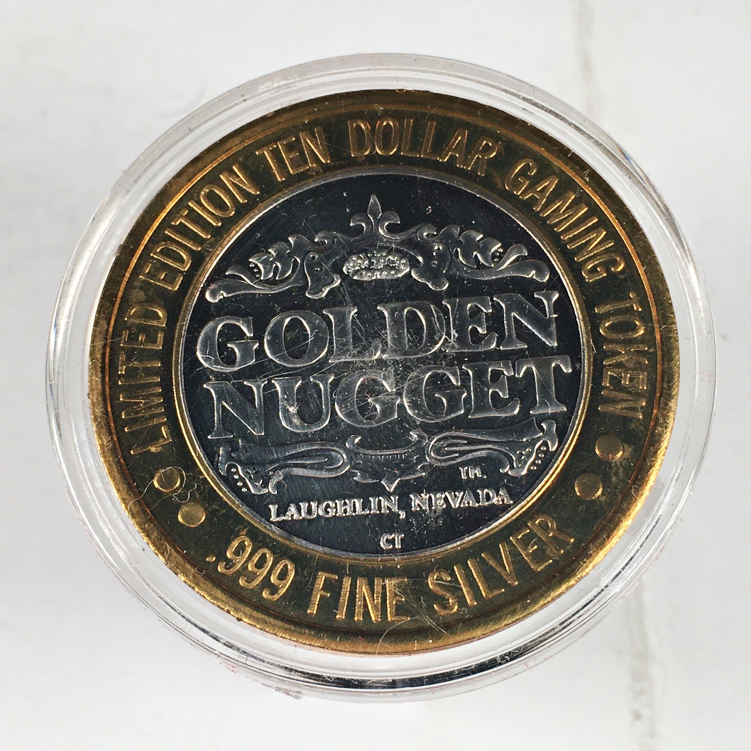 SILVER STRIKE*Golden Nugget; Laughlin, NV $10 Collector's Limited ...