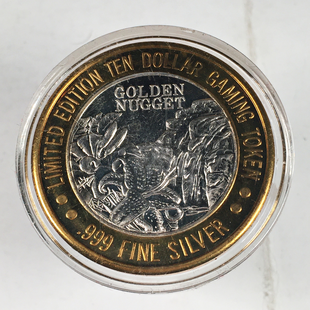 SILVER STRIKE*Golden Nugget; Laughlin, NV $10 Collector's Limited ...