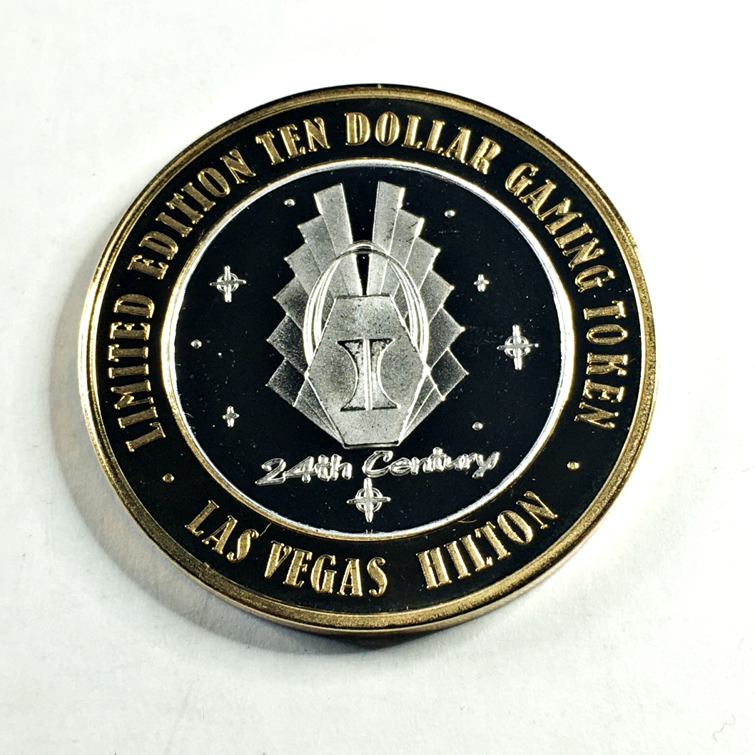 SILVER STRIKE*Las Vegas Hilton; Las Vegas, NV $10 Collector's Limited ...