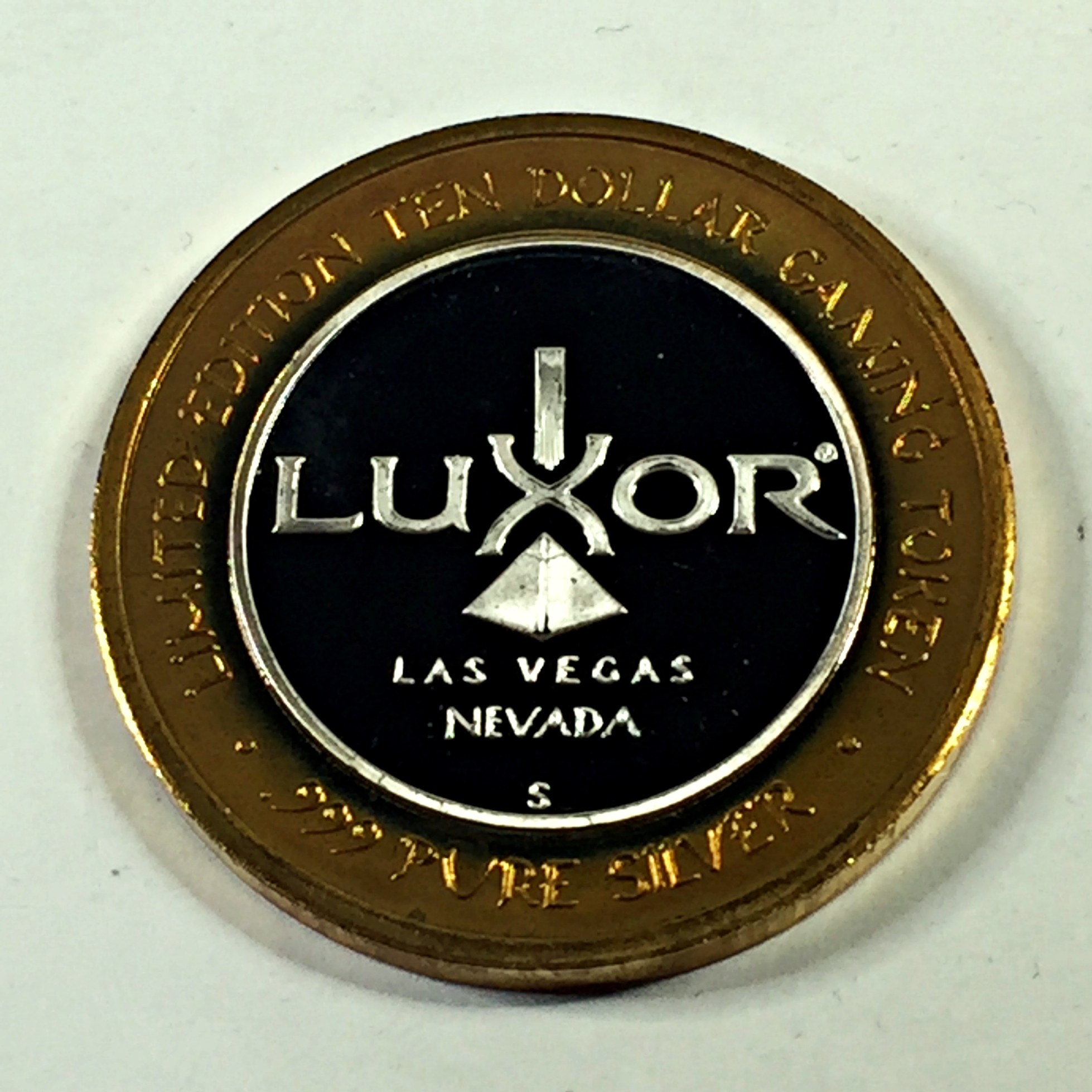 SILVER STRIKE*Luxor*Las Vegas, NV* $10 Silver Gaming Token*Limited ...