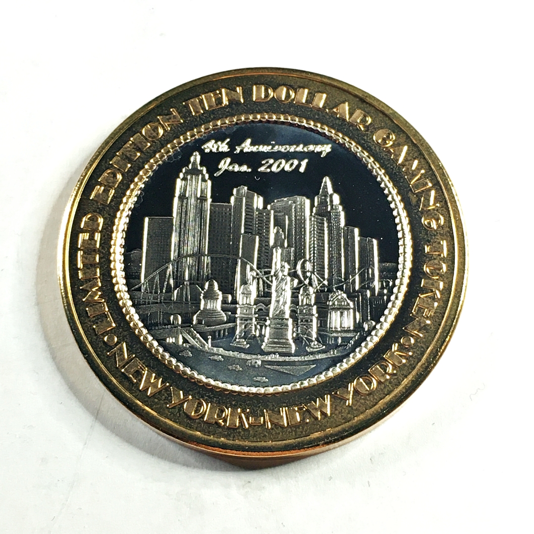 SILVER STRIKE*New York New York; Las Vegas, NV $10 Collector's Limited ...