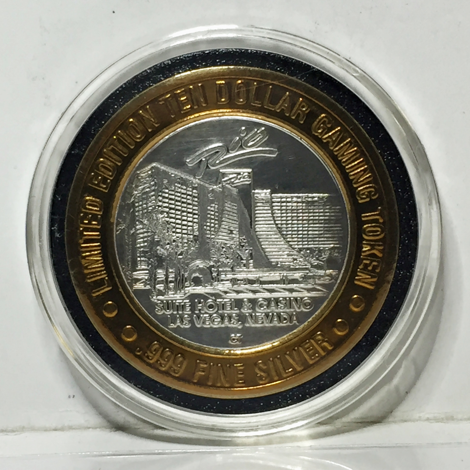 SILVER STRIKE*Rio Hotel & Casino; Las Vegas, NV* .999 Fine Proof Silver ...