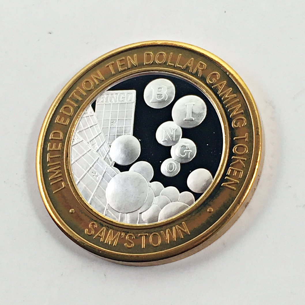 SILVER STRIKE*Sam's Town; Las Vegas, NV $10 Collector's Limited Edition ...