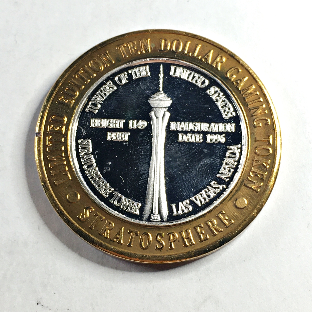 SILVER STRIKE*Stratosphere; Las Vegas, NV $10 Collector's Limited ...