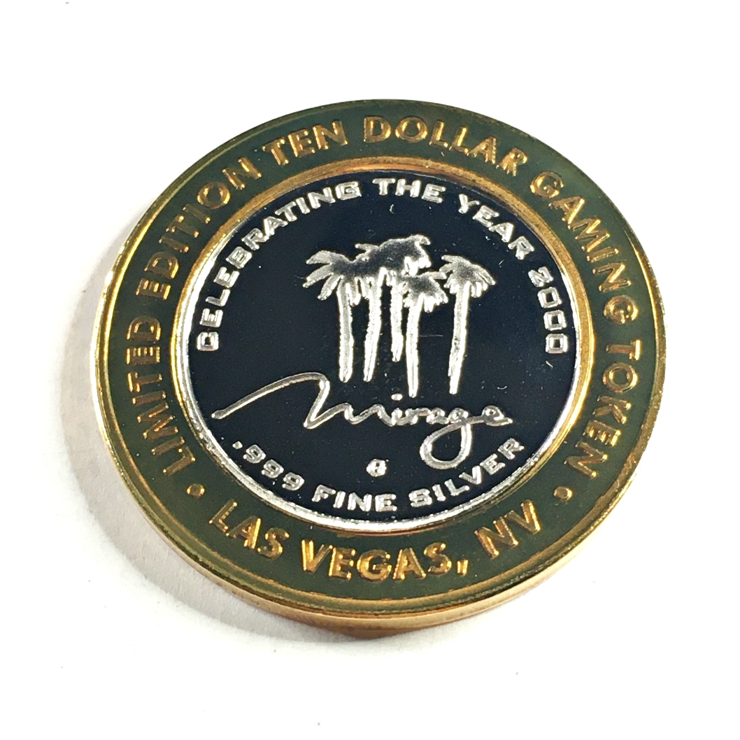 SILVER STRIKE*The Mirage; Las Vegas, NV $10 Collector's Limited Edition ...