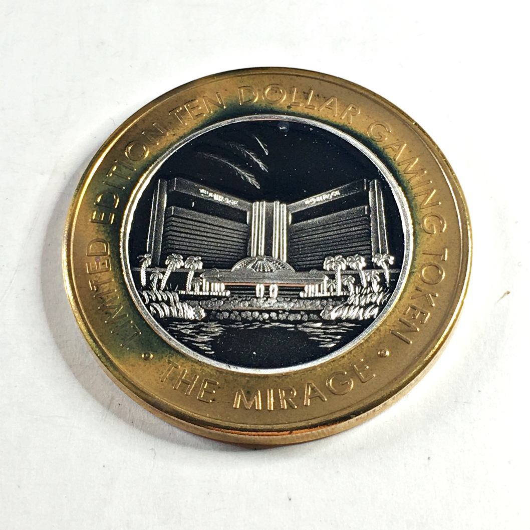 SILVER STRIKE*The Mirage; Las Vegas, NV $10 Collector's Limited Edition ...