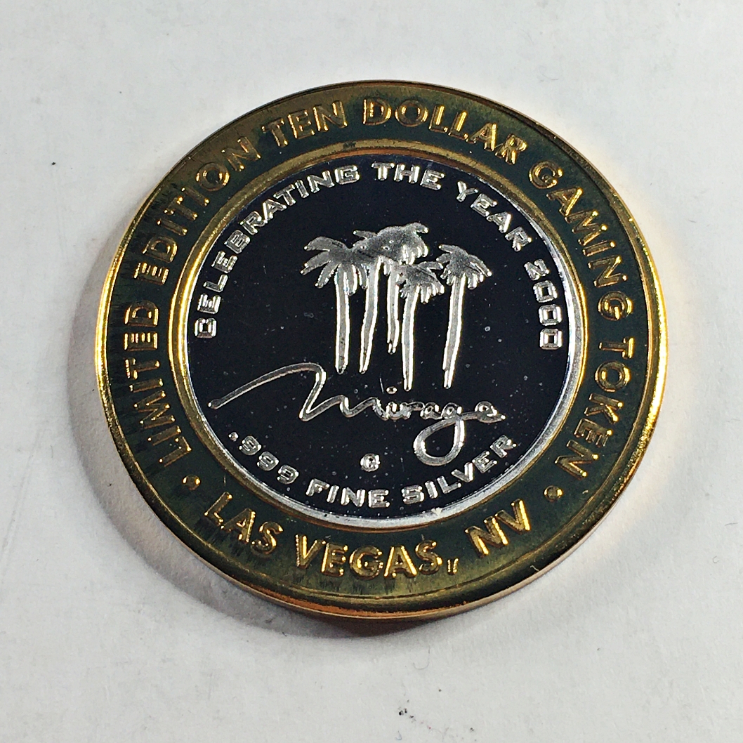 SILVER STRIKE*The Mirage; Las Vegas, NV $10 Collector's Limited Edition ...