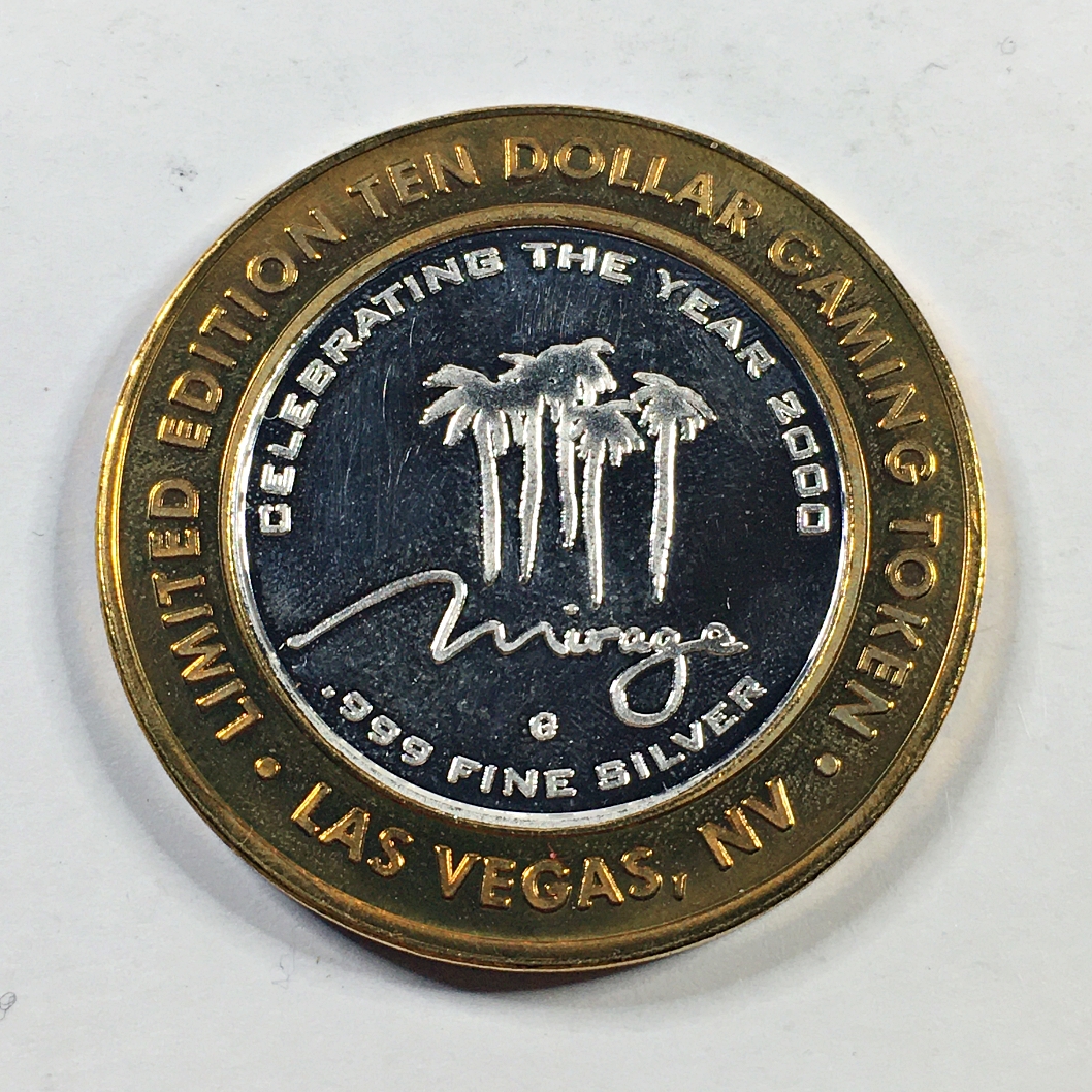 SILVER STRIKE*The Mirage; Las Vegas, NV $10 Collector's Limited Edition ...