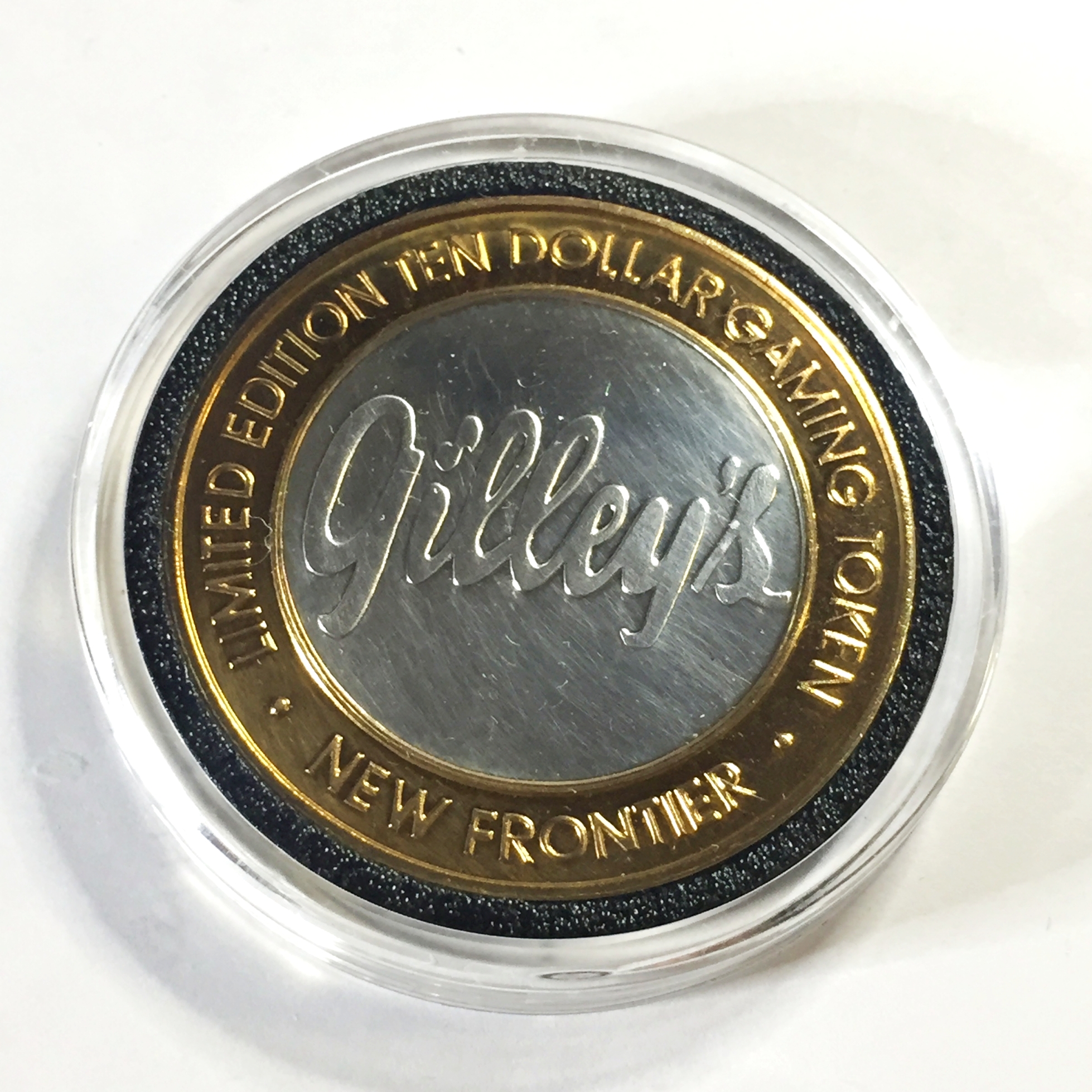 SILVER STRIKE*The New Frontier; Las Vegas, NV $10 Proof Silver Gaming ...