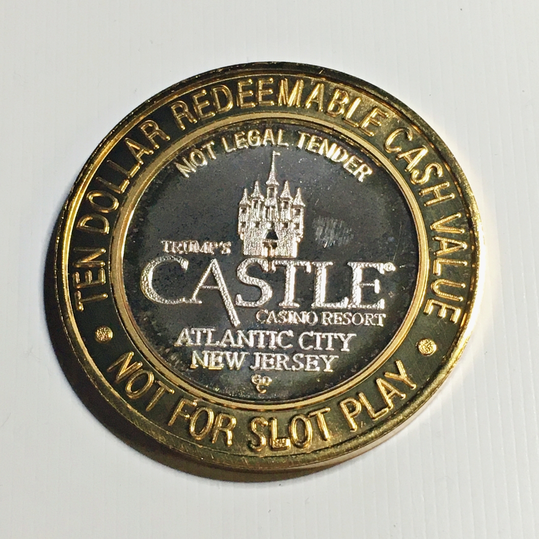 SILVER STRIKE*Trump's Castle; Atlantic City, NJ*$10 Proof Silver Gaming ...