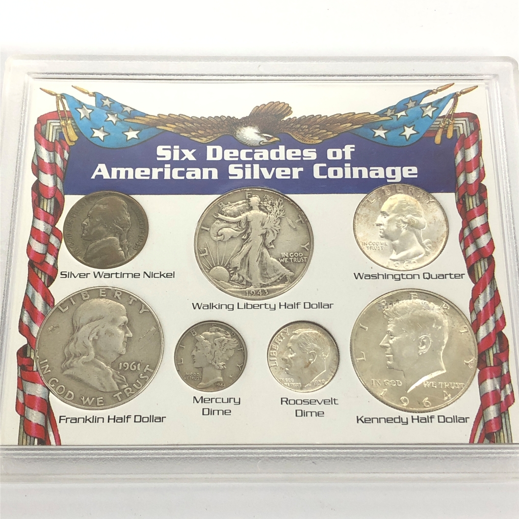 Six Decades of American Silver Coinage Lots of Silver Coinage in ...