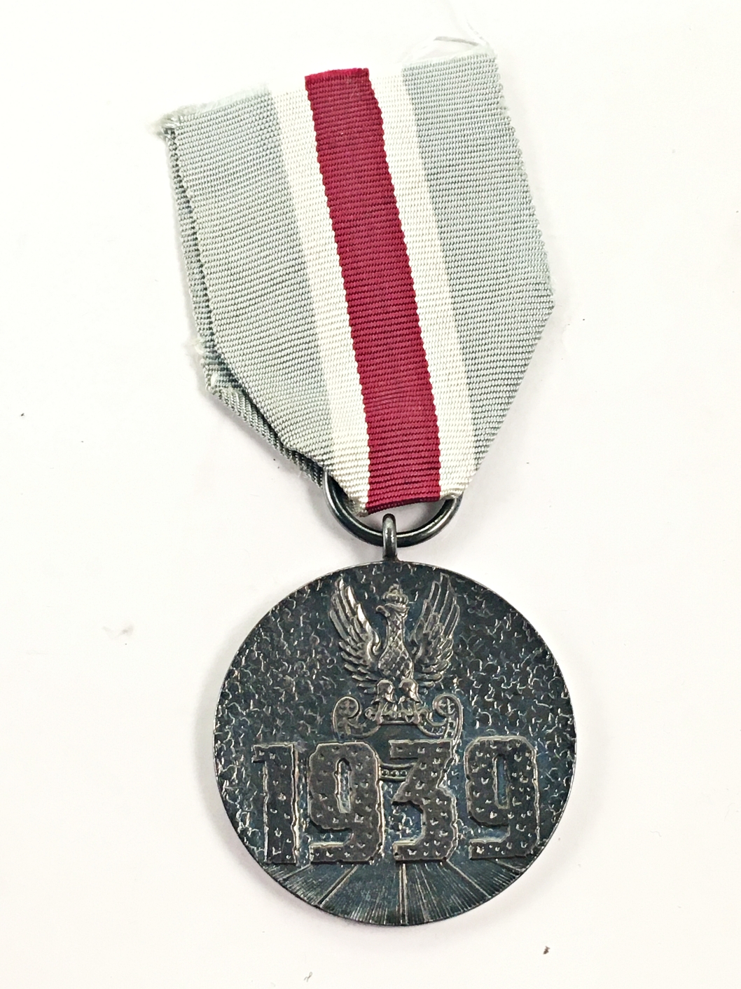 Soviet Era Polish Silver "Medal for Participation in the War of Defense ...