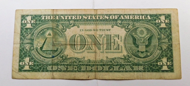 STAR NOTE REPLACEMENT ERROR Series 1957B $1 Silver Certificate STAR ...