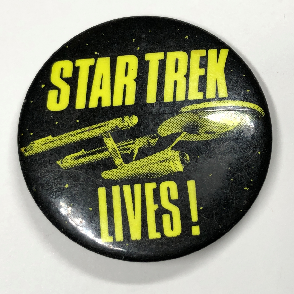 Star Trek Lives Pin Back Button | Property Room