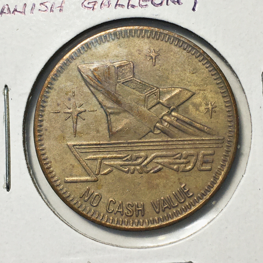 StarCade Spanish Galleon Gaming Token | Property Room