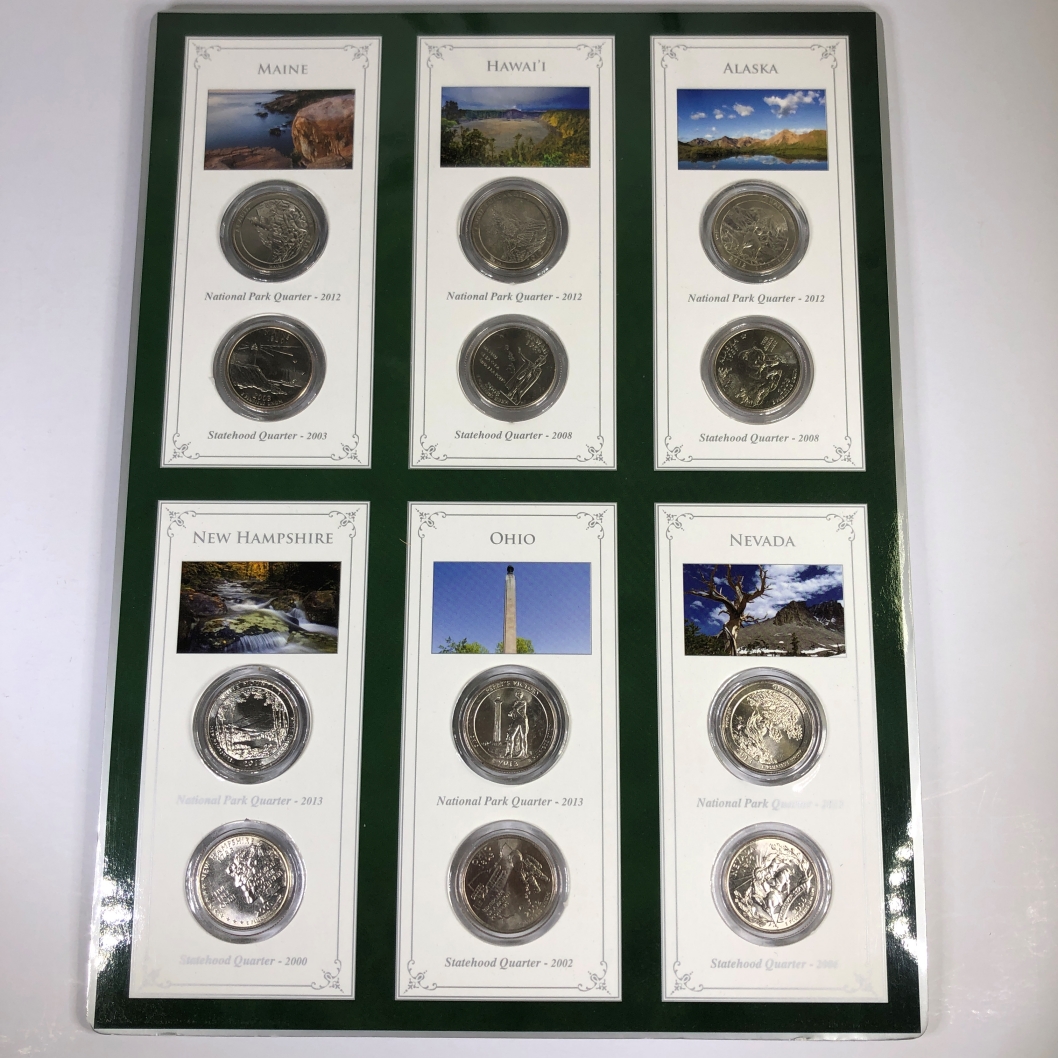 State Quarter and National Park Sets *High Grade Uncirculated Maine ...