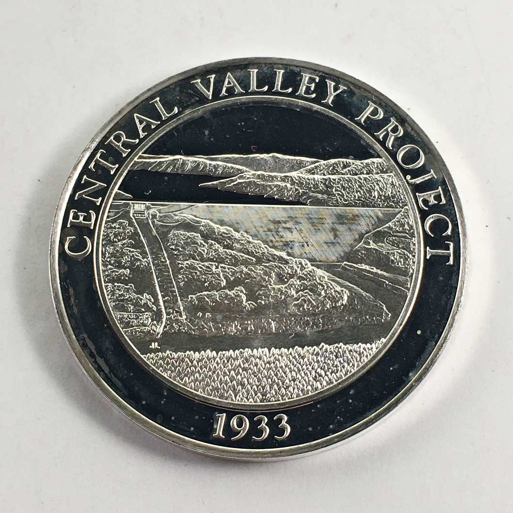Sterling Silver (27g) California Comm. - Central Valley Project 1933 ...