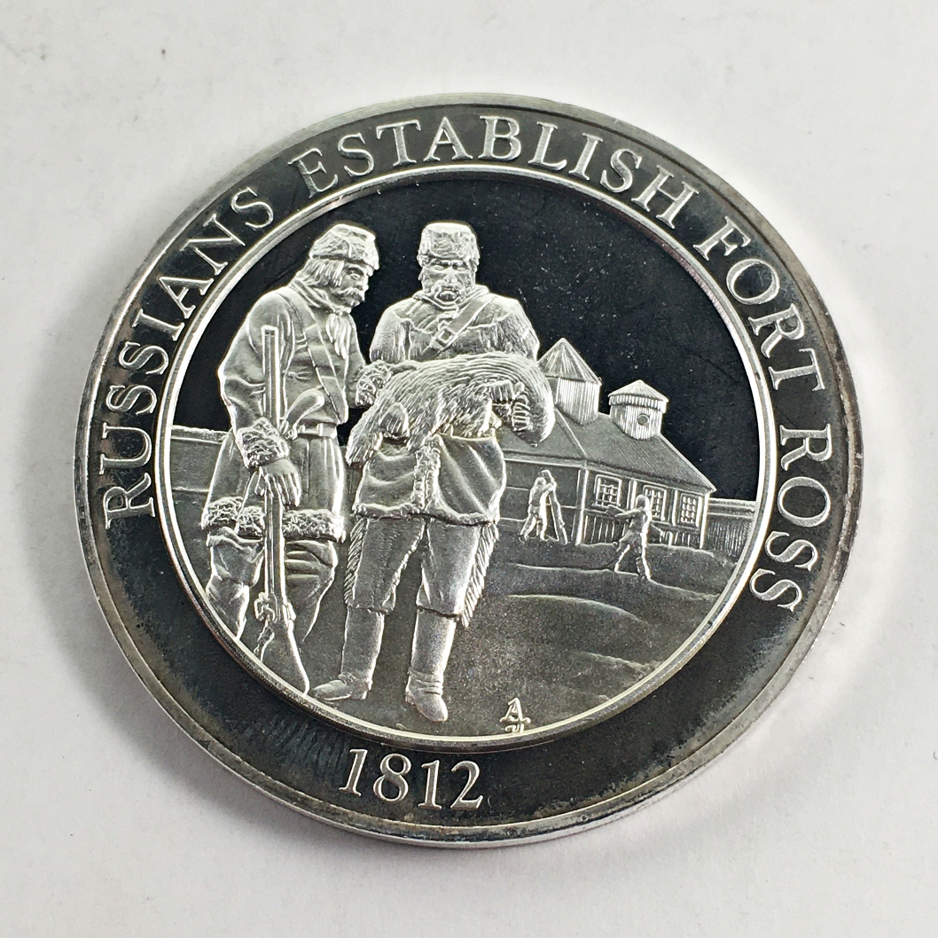 Sterling Silver (27g) California Comm. - Russians Establish For Ross ...
