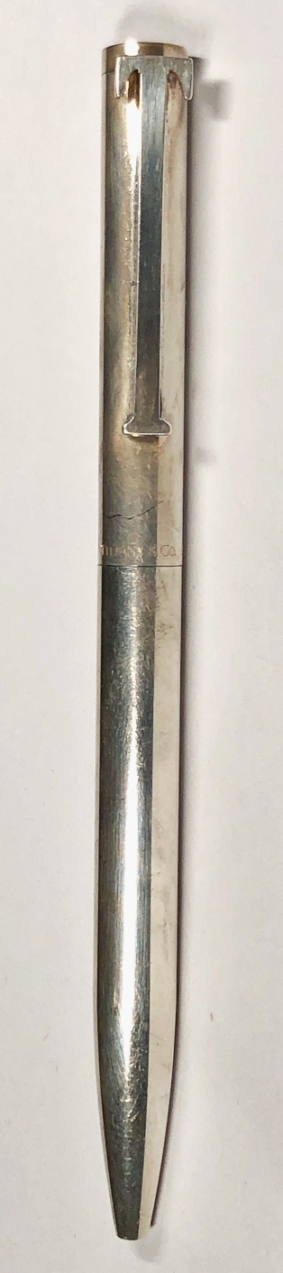 Tiffany & Co. Sterling Silver Ink Pen*31.9 Grams Total Weight ...
