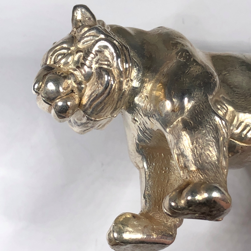 Sterling Silver Layered Israeli Tiger Figurine*Approximately 60 Total ...