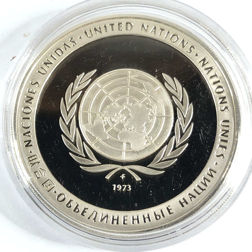 Sterling Silver United Nations Commemorative*Proof*In Capsule ...