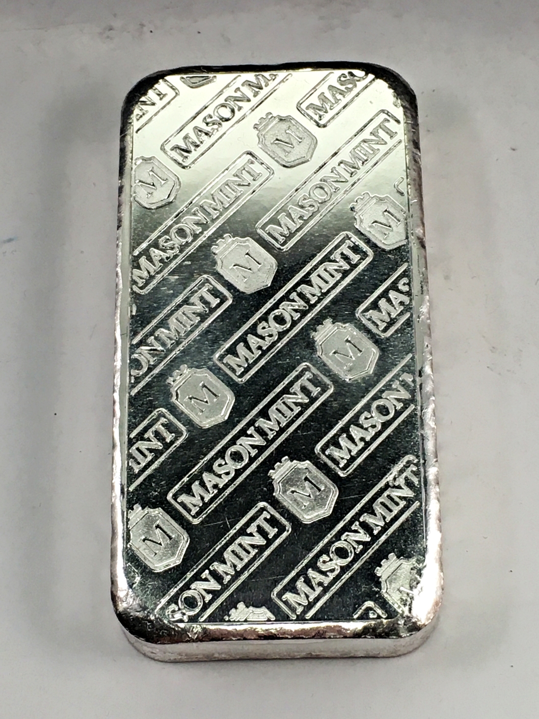 Ten Troy Ounces .999 Fine Silver Bar*Mason Mint | Property Room