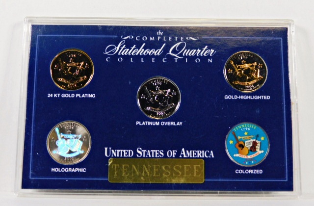 The Complete Tennessee Statehood Collection*Gold & Platinum Layered ...