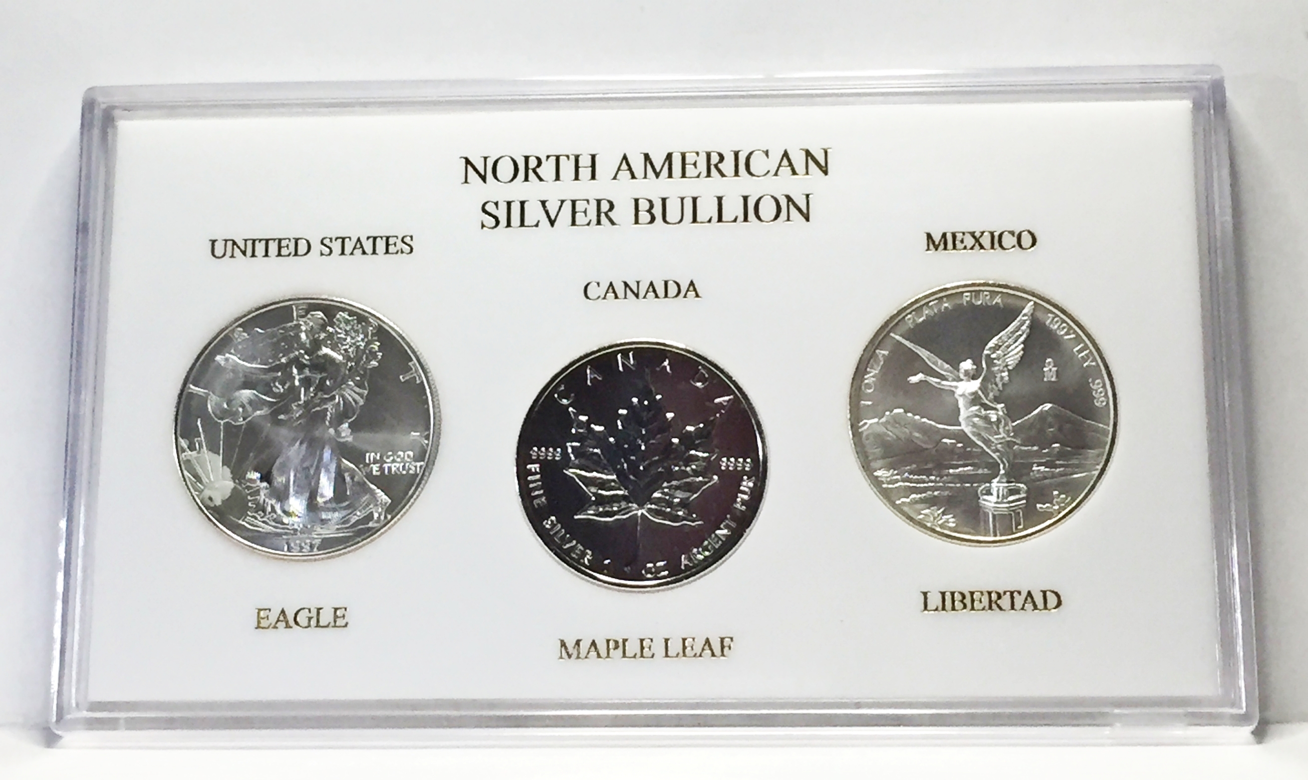 Three Troy Ounces of .999 & .9999 Fine Silver*1997 American Eagle ...